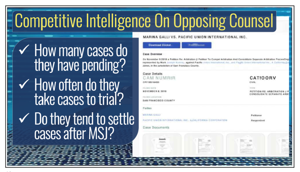 CLE on Leveraging Legal Data & Analytics to Win in Court - CLE Blog